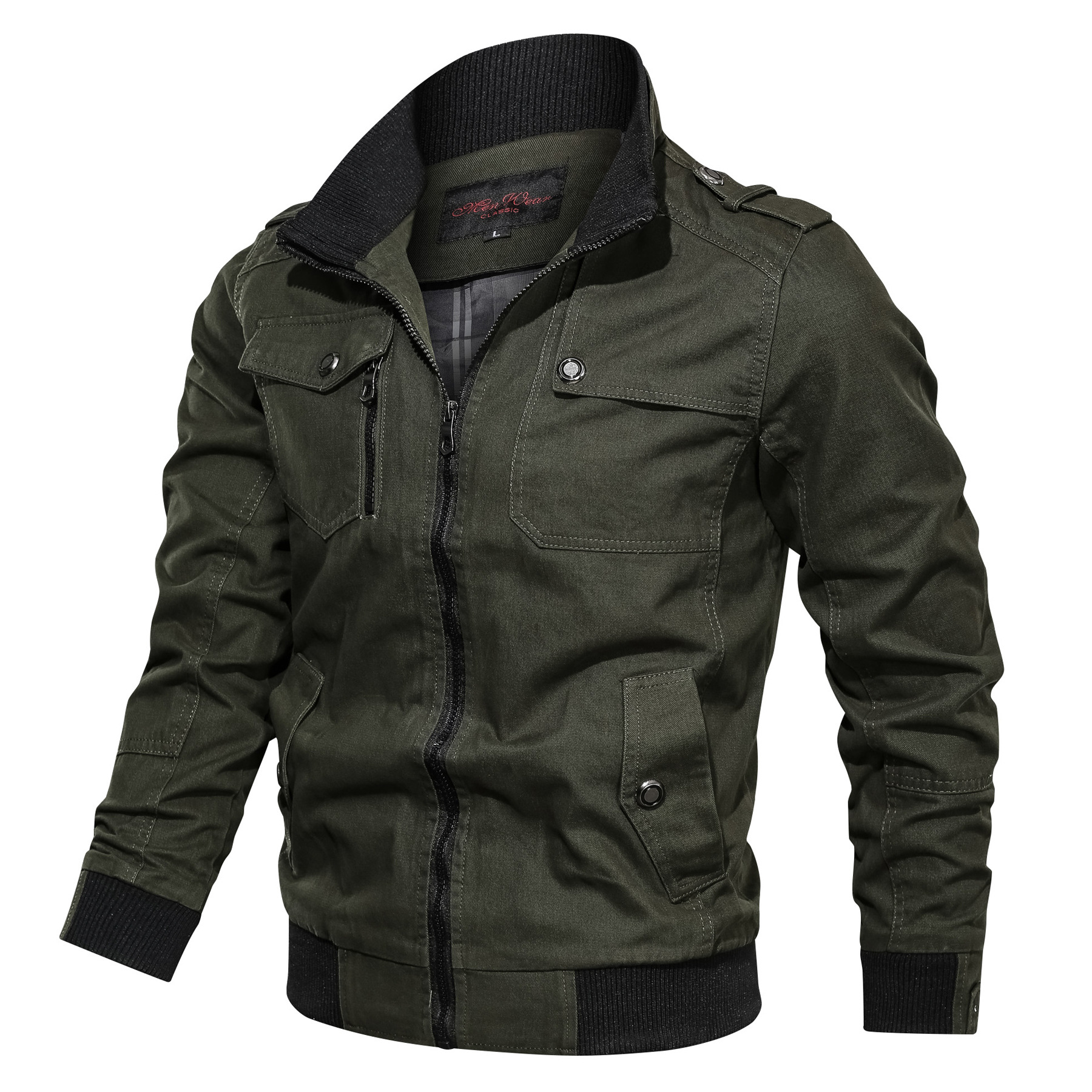 Tactic Military Slim Bomber Jacket