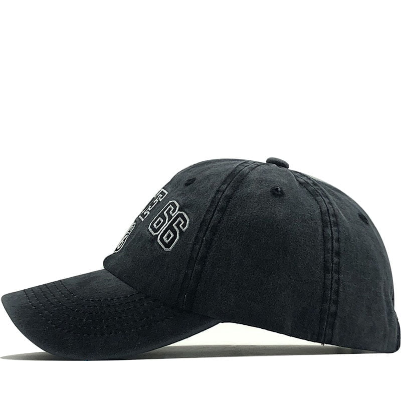 Unisex Route 66 Embroidered Baseball Cap