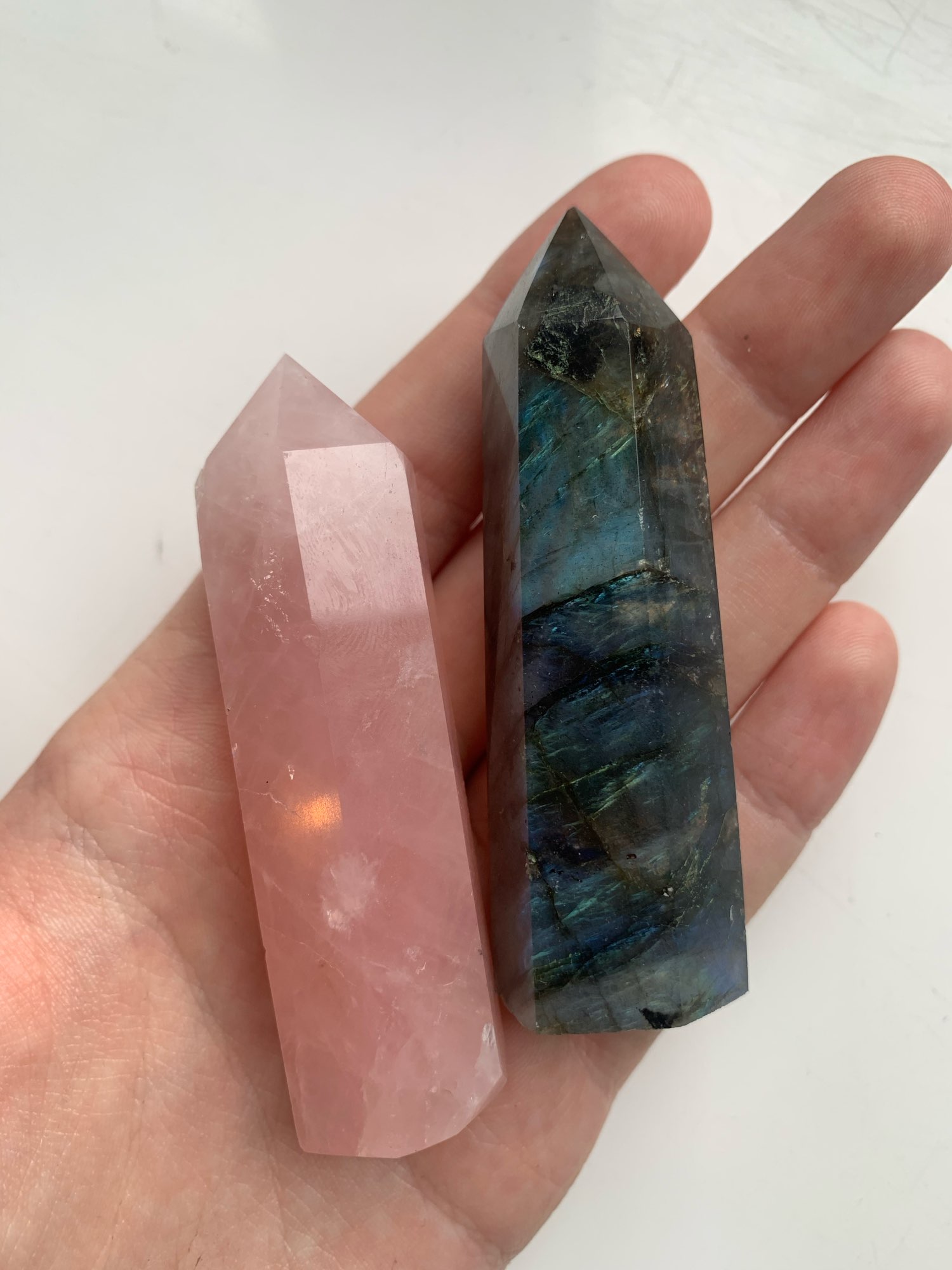 Natural Rock Rose Lavanda Quartz Stone