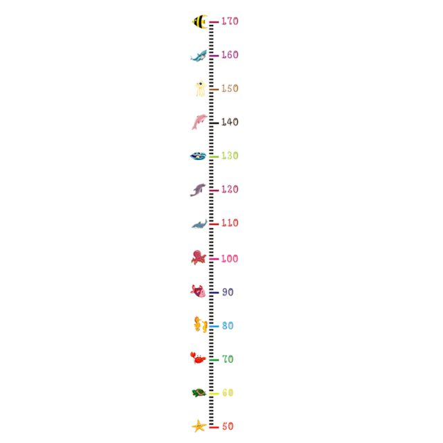 Height Measure Wall Stickers