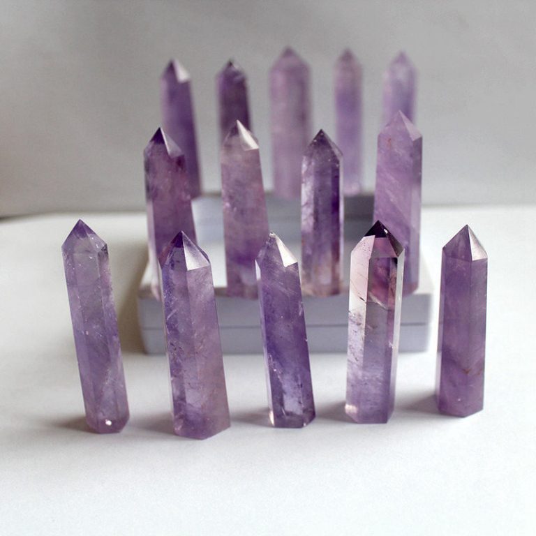 Natural Rock Rose Lavanda Quartz Stone
