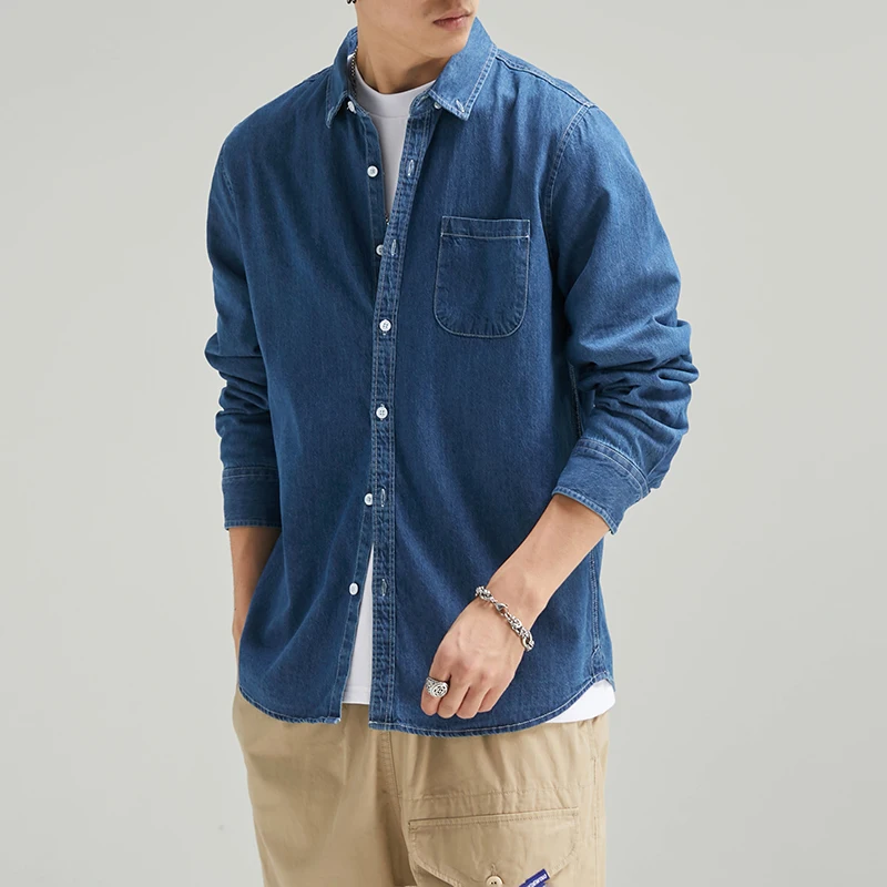 Men’s Cotton Denim Shirt