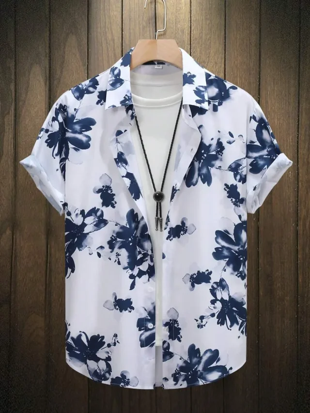 Men's Summer Vibes Print Shirt