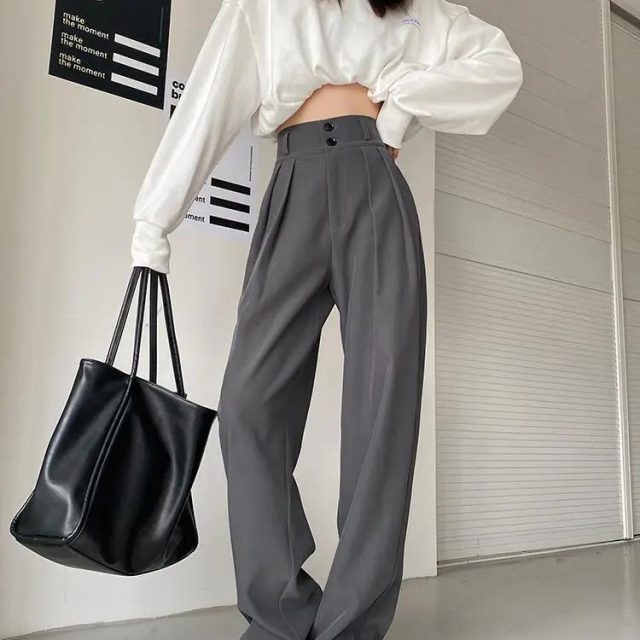 Women’s High Waist Casual Pants