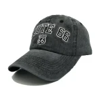 Unisex Route 66 Embroidered Baseball Cap